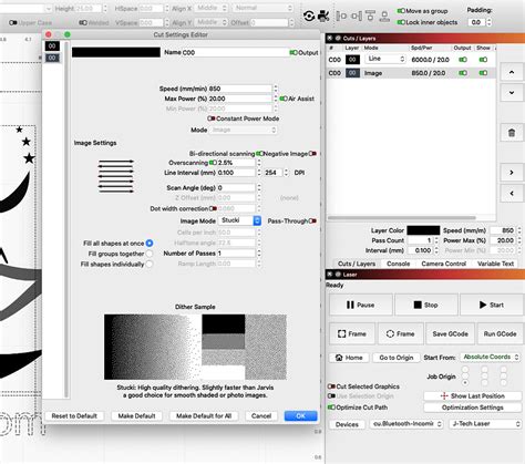 working through wifi qr code tutorial 2 problems lightburn software