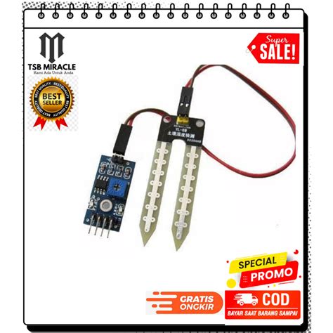 Jual Arduino Module Sensor Kelembaban Tanah Soil Humidity Moisture Sensor Modul Arduino Shopee