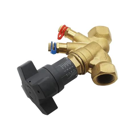 High Quality Circuit Static Balancing Valves Double Regulating Balance Flow Meter Valve