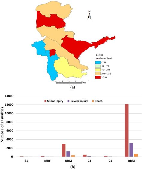 Expected Number Of Casualties A Spatial Distribution In The