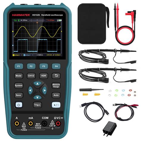 Hanmatek3 In 1 Handheld Oscilloscope Multimeter 100mhz Waveform Generator Oscilloscope
