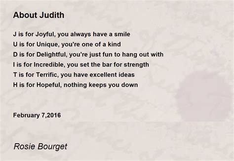 Judith Poem Quotes 12 Art And Poem Pairings To Inspire Creative