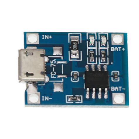 Jual Modul Charger Baterai Lithium 18650 Micro Usb 5volt 1a Shopee