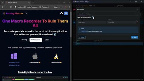 Macro Recorder Groups And Embed Macros And Parameters Blazing Macros Youtube