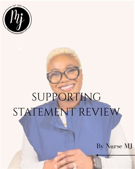 Supporting Statement Review Nursemj
