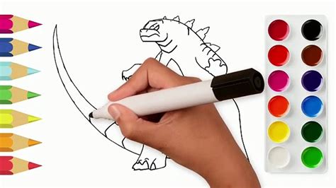 Godzilla Sketch Easy