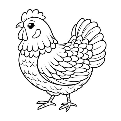 Hen Coloring Pages Coloringlib