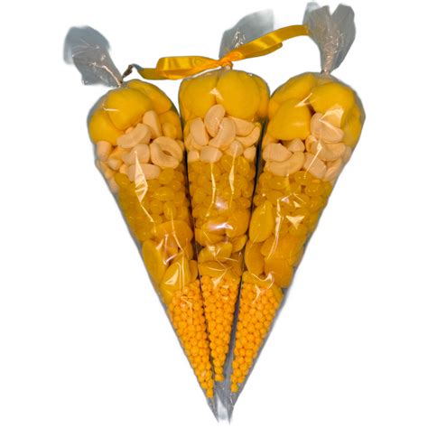 Yellow Sweets Cone Occasionally Sweet