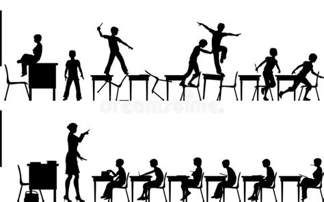 Classroom Outline Stock Illustrations 20998 Classroom Outline Stock