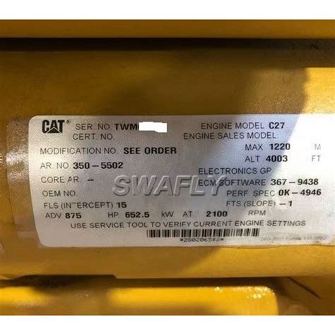 Caterpillar C27 Industrial Diesel Engine C Per Engine Diesel Engine