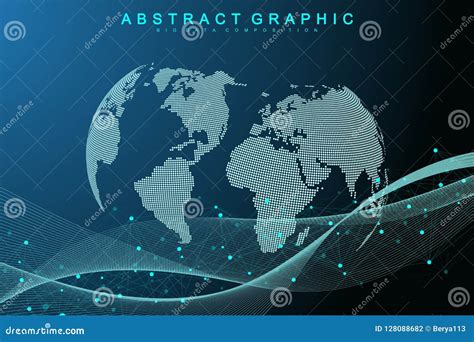 Big Data Visualization Graphic Abstract Background Communication Perspective Backdrop