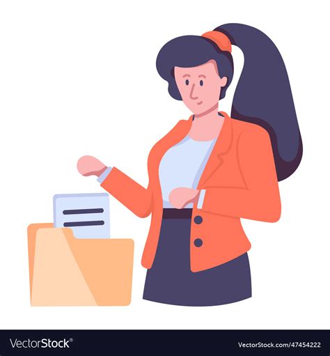 File Folder Royalty Free Vector Image VectorStock