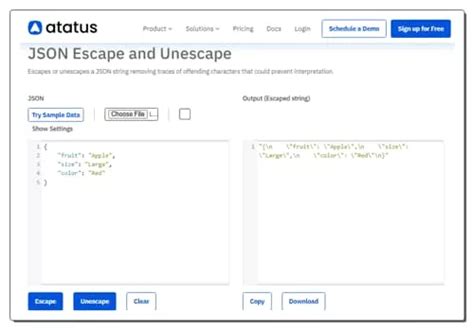 13 Best Free Json Escaper Online Services