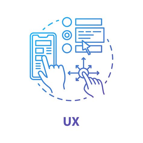 Ux Concept Icon Software Development Tools Idea Thin Line Illustration Graphic Interface For