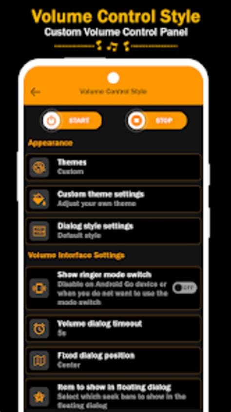 volume control style custom for android download