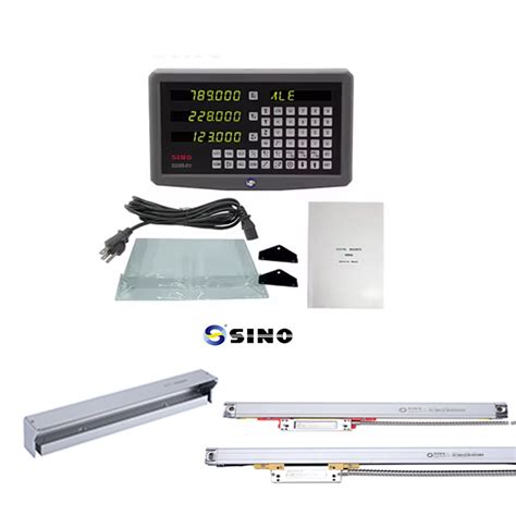 sino 3 axis sds6 3v kit digital readout system dro with rs232 c output linear encoder for lathe