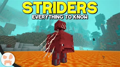 Strider Mob Minecraft Nether Update Concept Mod Minecraft Pe Bedrock Mods