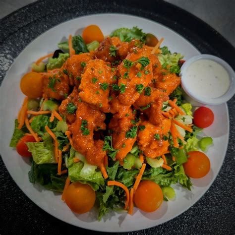 Daniel Pacanowski On Linkedin Breaded Buffalo Chicken Mixed Greens