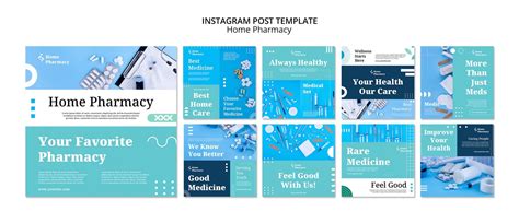 Free Psd Home Pharmacy Template Design