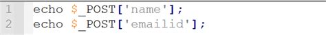 get vs post with example in php
