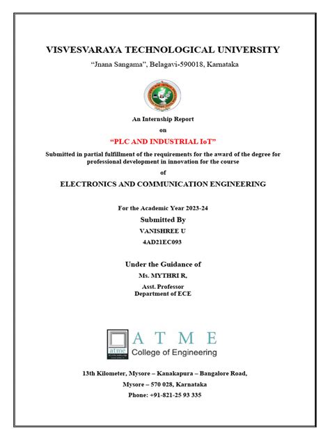 Final Report Pdf Programmable Logic Controller Numerical Control