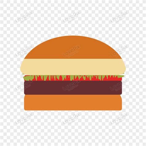 햄버거 벡터 Png 일러스트 무료 다운로드 Lovepik