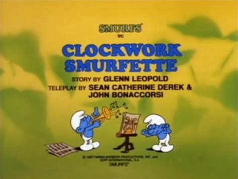 Clockwork Smurfette
