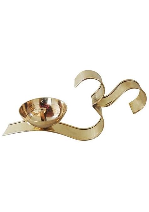 Buy Women Om Fancy Deepak Hpi00689 Ritual And Puja Items Indya