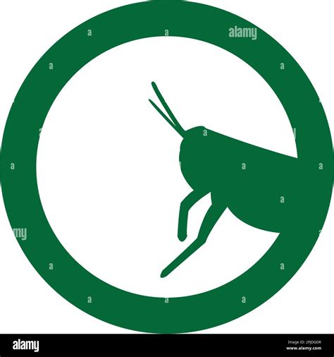 Grasshopper Logo Illustration Design Vector Stock Vector Image And Art Alamy