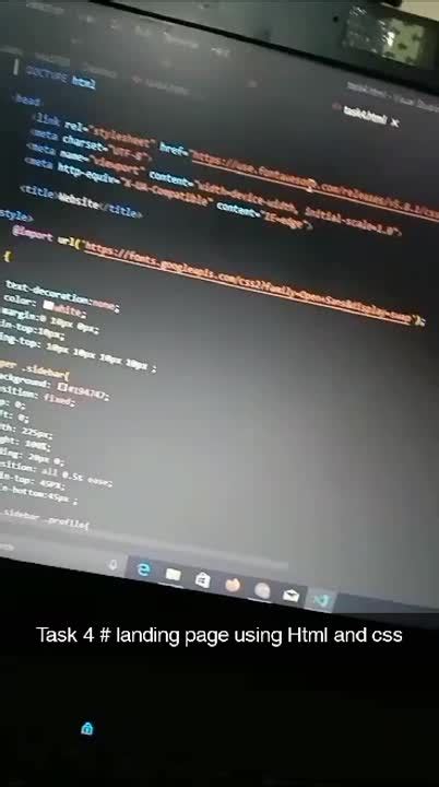[video] sawera rasheed on linkedin website using html and css