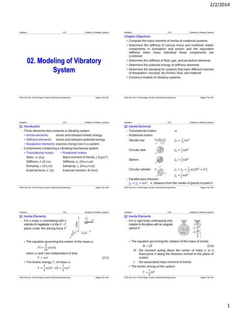 Pdf Ch 02 Modeling Of Vibratory Systems Dokumen Tips
