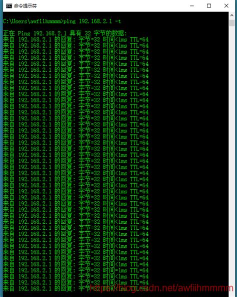 Ping 命令的用法大全（图文详解）ping L Csdn博客