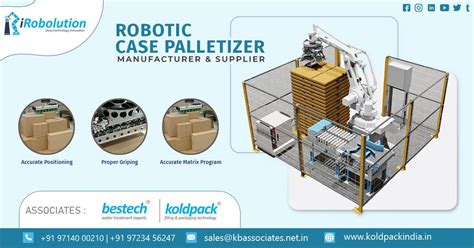 Automatic Robotic Case Palletizer Koldpack Bestech Irobolution