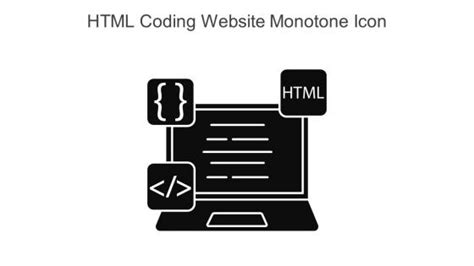 HTML Coding Icon PowerPoint Presentation and Slides PPT Example | SlideTeam