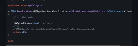 Swift React Native Splash Screen On Ios Stack Overflow