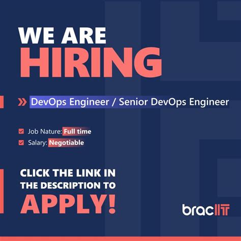 Brac It On Linkedin Devopsengineer Hiring Techjobs Cloudcomputing