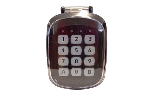 Keypad Wireless Black W Dust Cover Key Lock Gate Master Australia