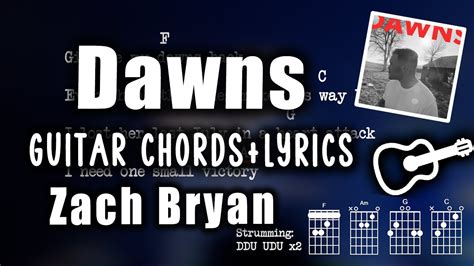 Dawns - Zach Bryan Guitar Chords ft. Maggie Rogers - Play Along - YouTube