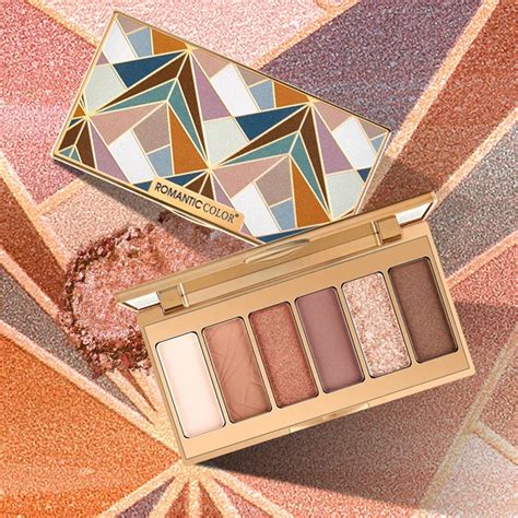 Брендовые женские 6 цветов мерцающие или матовые палитра теней для век длинные стойкие тени для