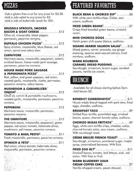 Alamo Drafthouse Menu Menu For Alamo Drafthouse Richardson Richardson Urbanspoon Zomato