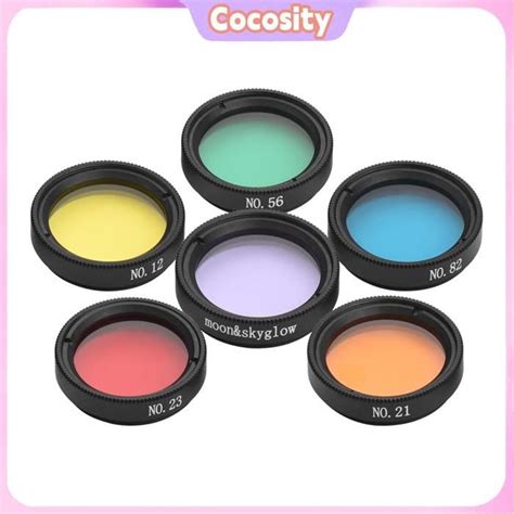 Cocosity Filtre De Couleur Kit De Filtres Pour Télescope 125 Pouces 6