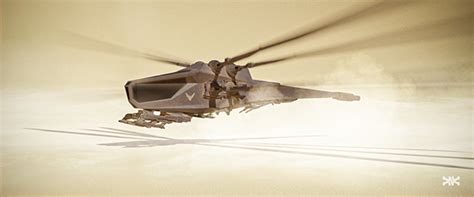 Dune Ornithopter Scene 3d Animation On Behance