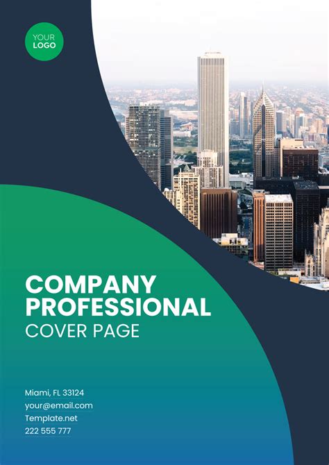 Free Professional Cover Page Templates And Examples Edit Online