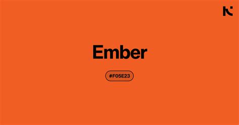 Ember Color Meaning Hex Code Palettes Images