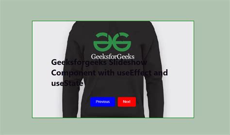 Create A Slideshow Component With Useeffect And Usestate Hook