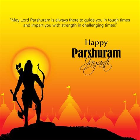 Premium Vector Vector Illustration Of Lord Parshuram Jayanti Wishes