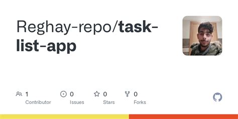 Github Reghay Repo Task List App