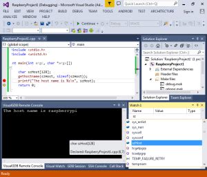 Developing A Raspberry PI App With Visual Studio VisualGDB Tutorials
