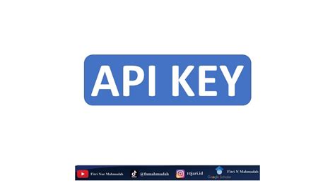 Cara Mudah Mendapatkan Api Key Scopus Youtube