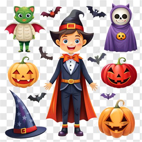 할로윈 의상을 입고 호박과 박쥐를 들고 있는 귀여운 소년 클립 아트 할로윈 마녀 의상 할로윈 클립 아트 할로윈 호박 Png 일러스트 및 이미지 에 대한 무료 다운로드